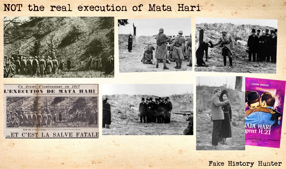 Not The Real Execution Of Mata Hari Fake History Hunter