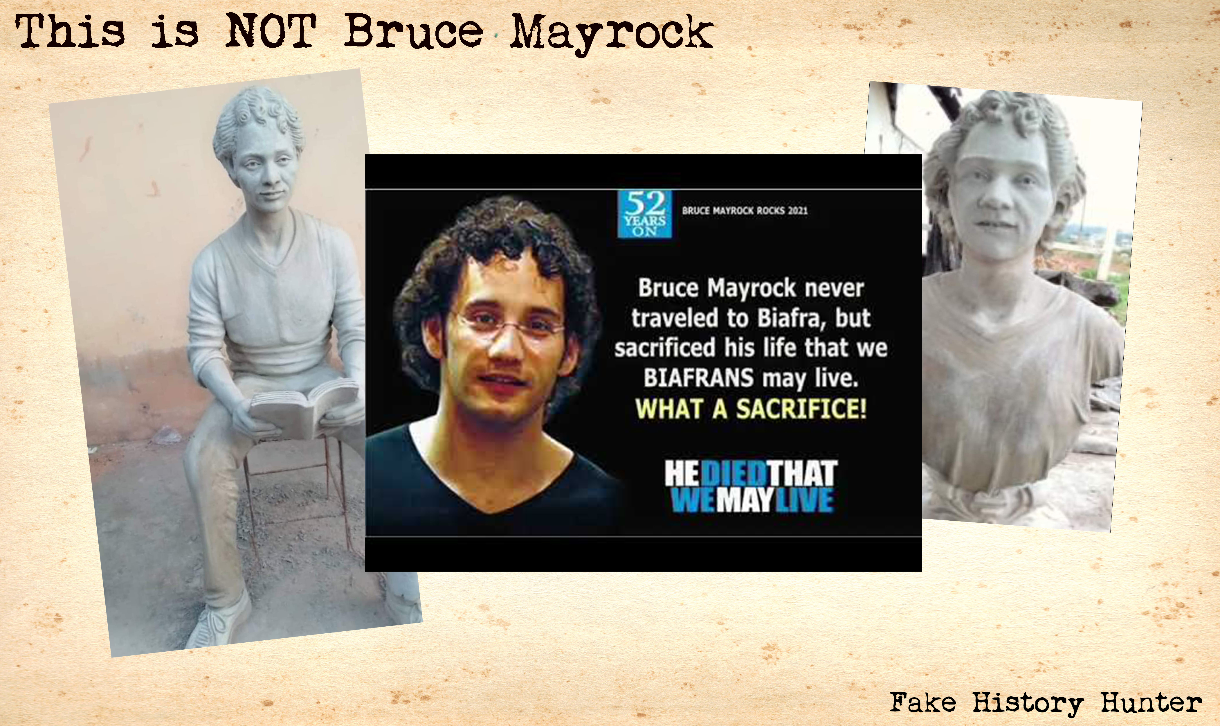 This is not Bruce Mayrock – Fake History Hunter